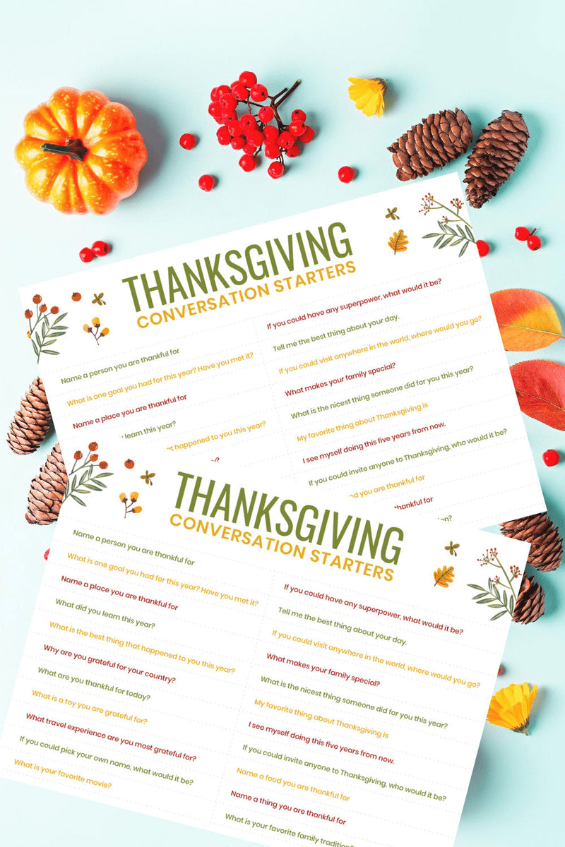 Thanksgiving Conversation Starters – modernmomlife