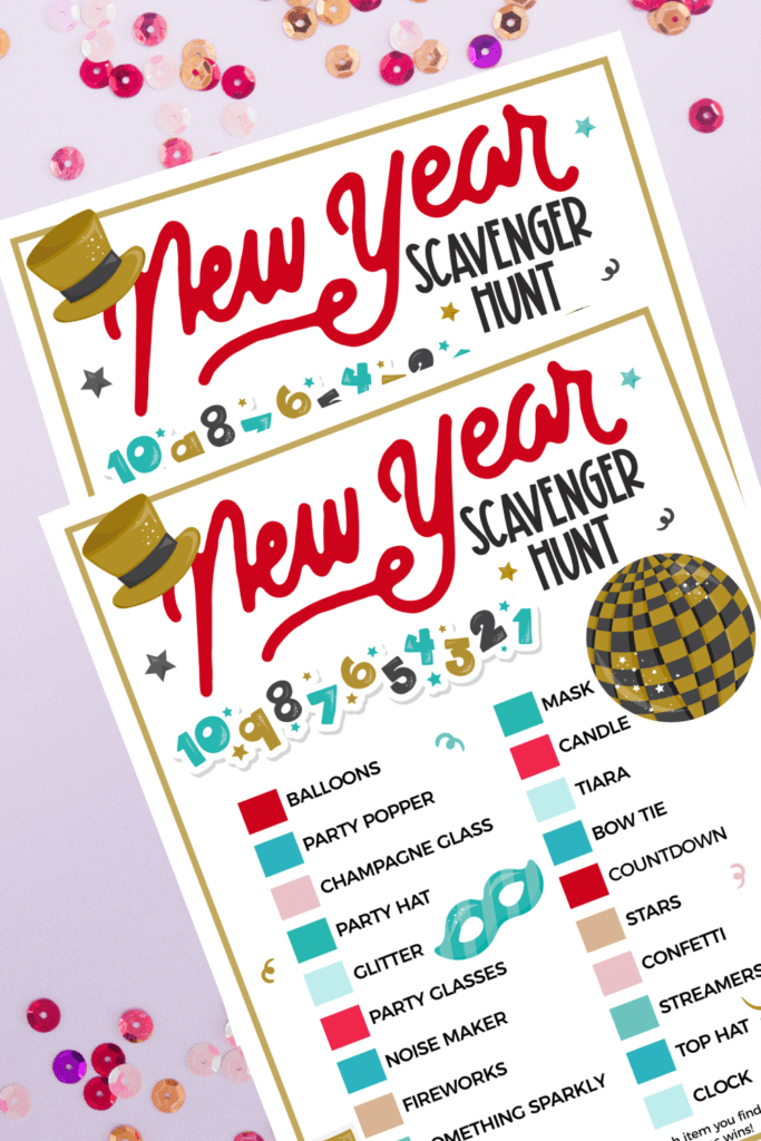New Year Scavenger Hunt – modernmomlife