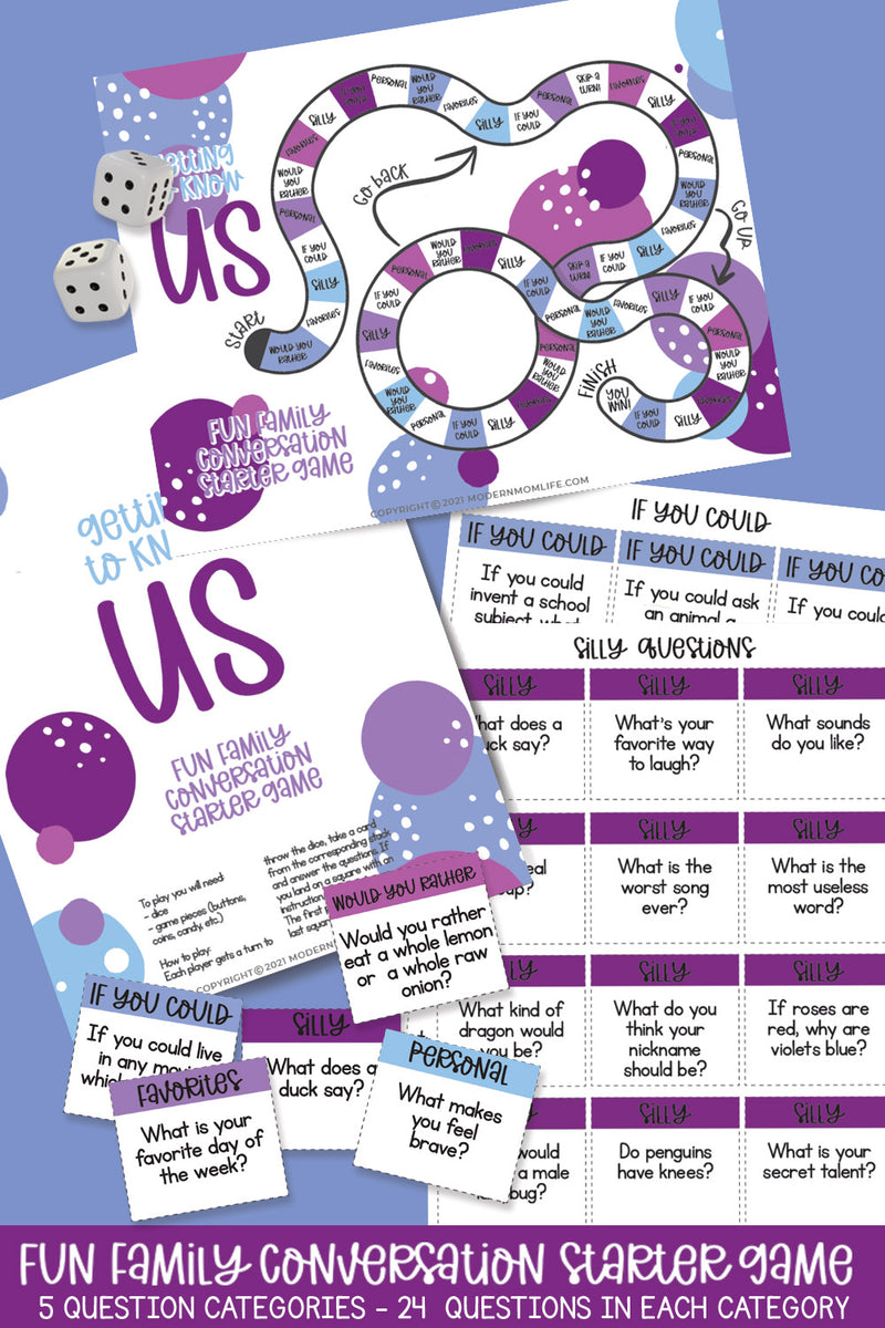 Family Conversation Starter Game – modernmomlife