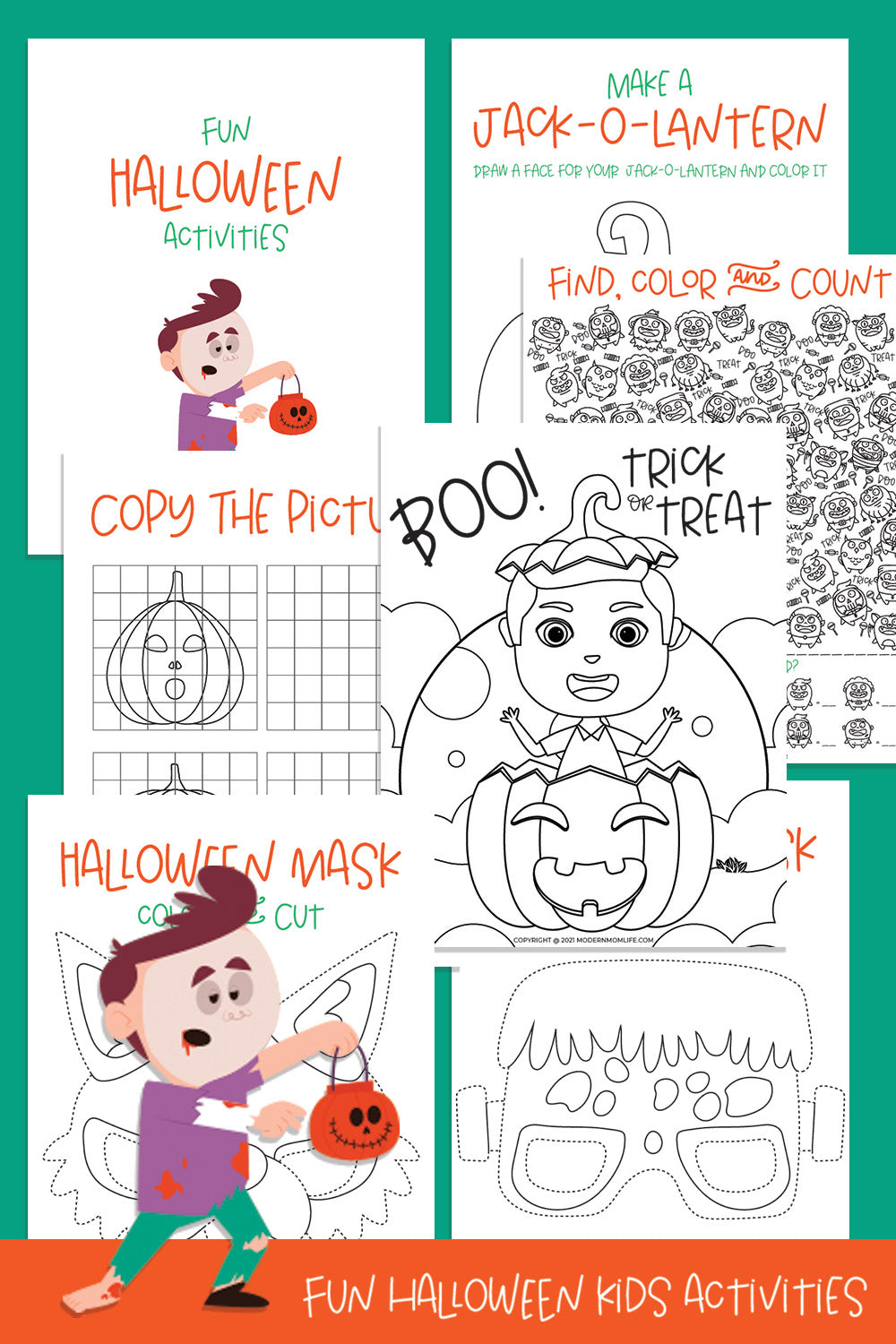 Halloween Activities for Kids Bundle – modernmomlife