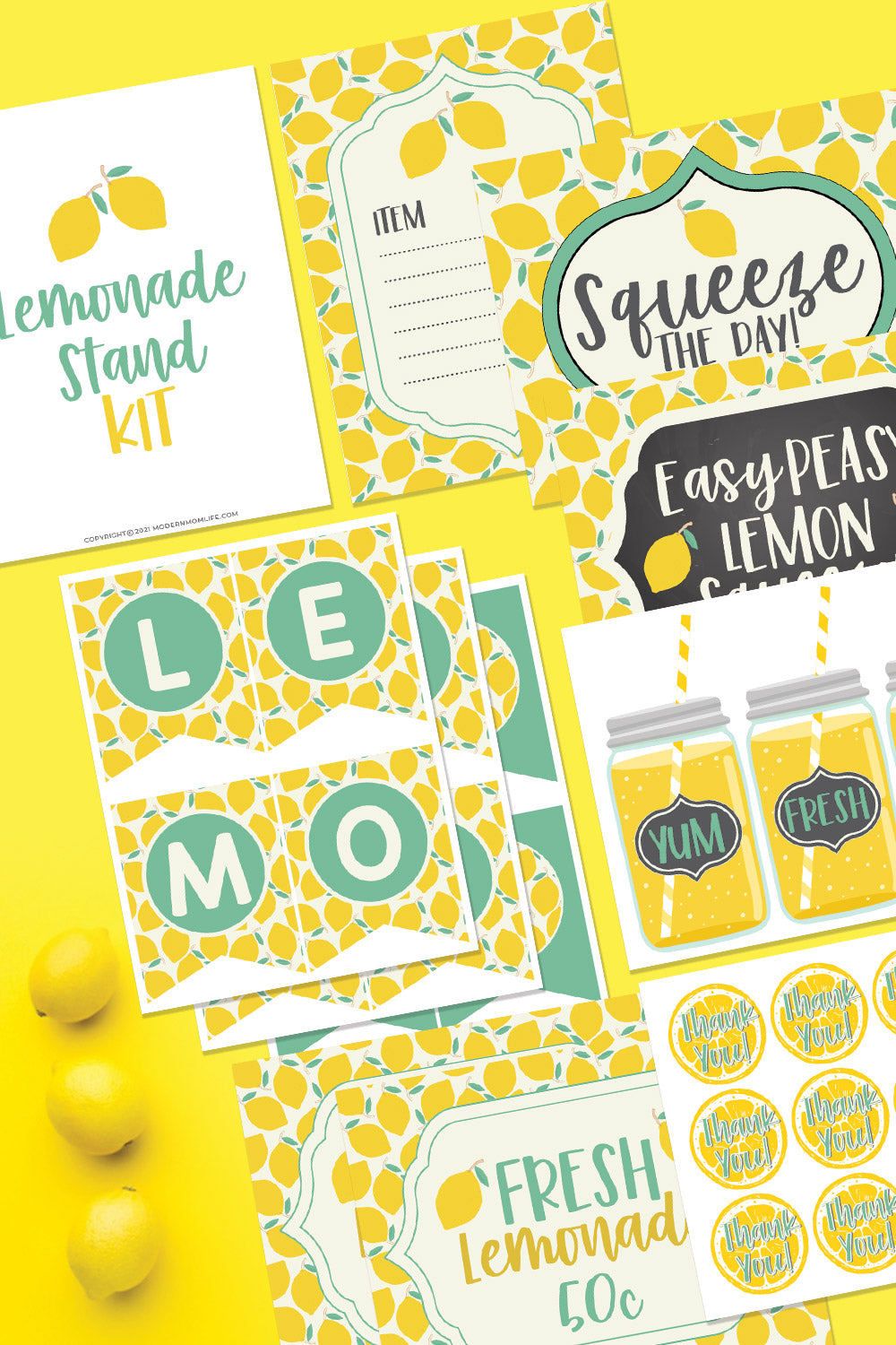 DIY Lemonade Stand Printables – modernmomlife