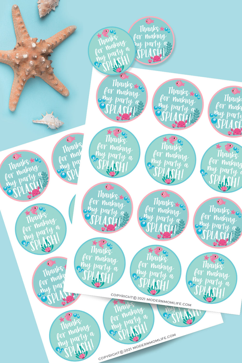 Make a Splash Gift Tags – modernmomlife