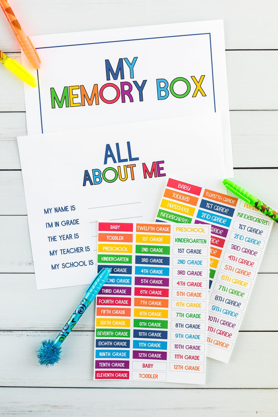 School Printables – modernmomlife