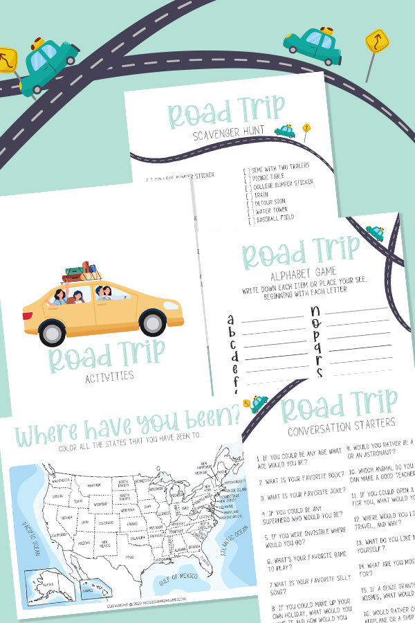 Road Trip Activity Book – modernmomlife