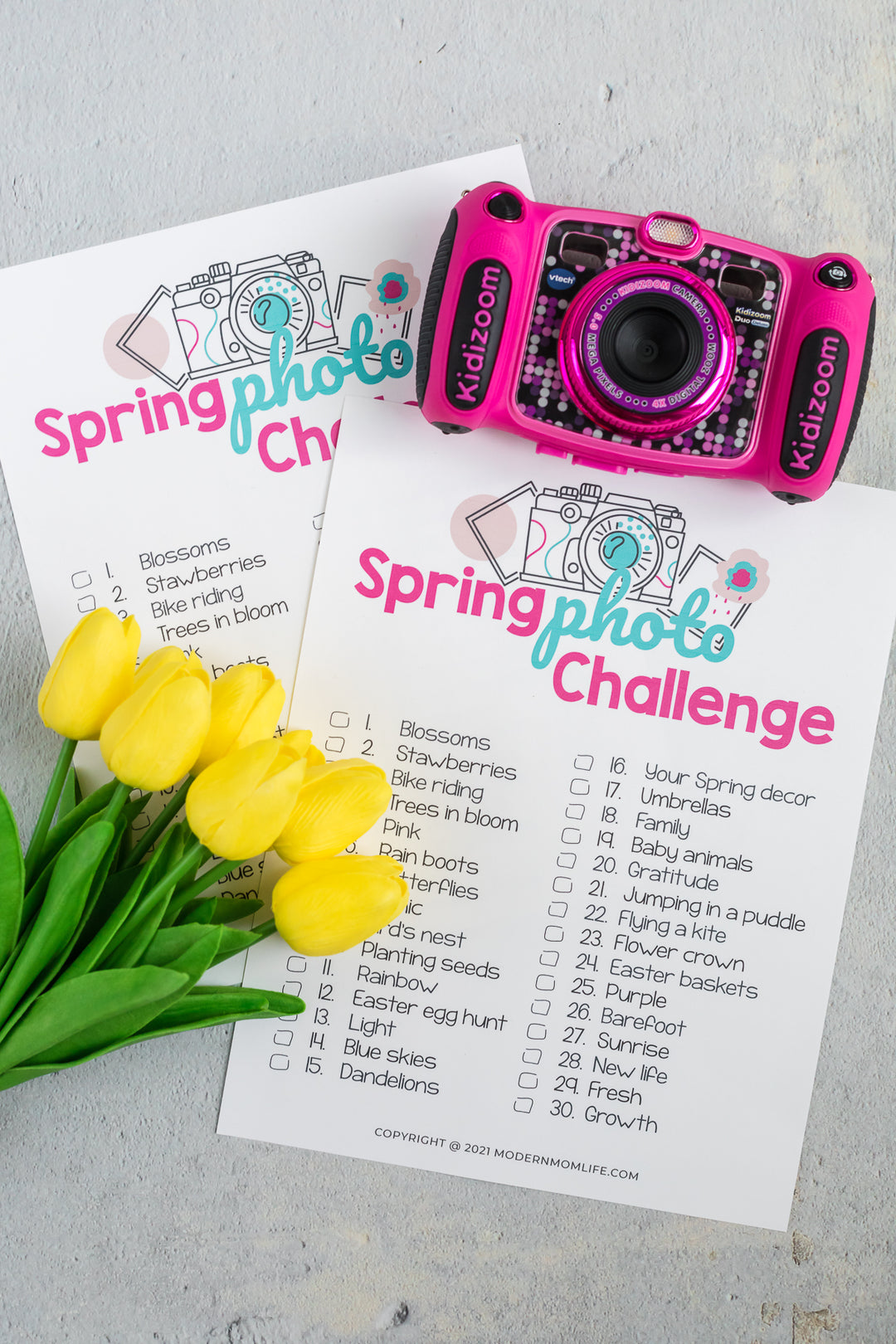 Spring Scavenger Hunt Game for Kids – modernmomlife