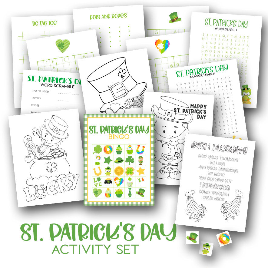 St. Patrick's Day Activity Bundle – modernmomlife
